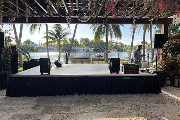 Stage Rental in Miami | Rent Portable, Outdoor or Small Stage for Event