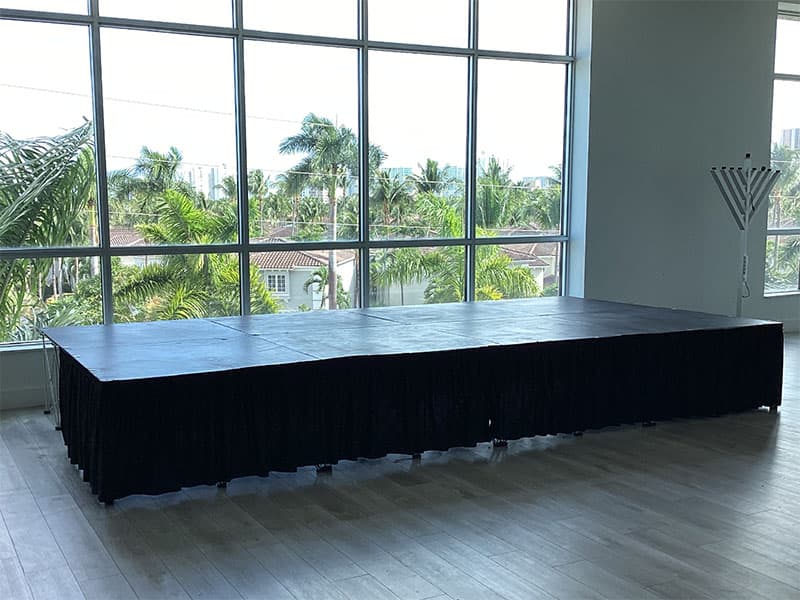 Stage Rental from $200 in Miami & Fort Lauderdale